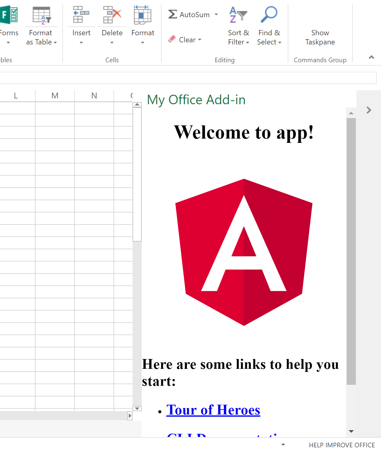 Using The Angular Cli And The Yeoman Generator To Create An Office Add In Brett Mckenzie 